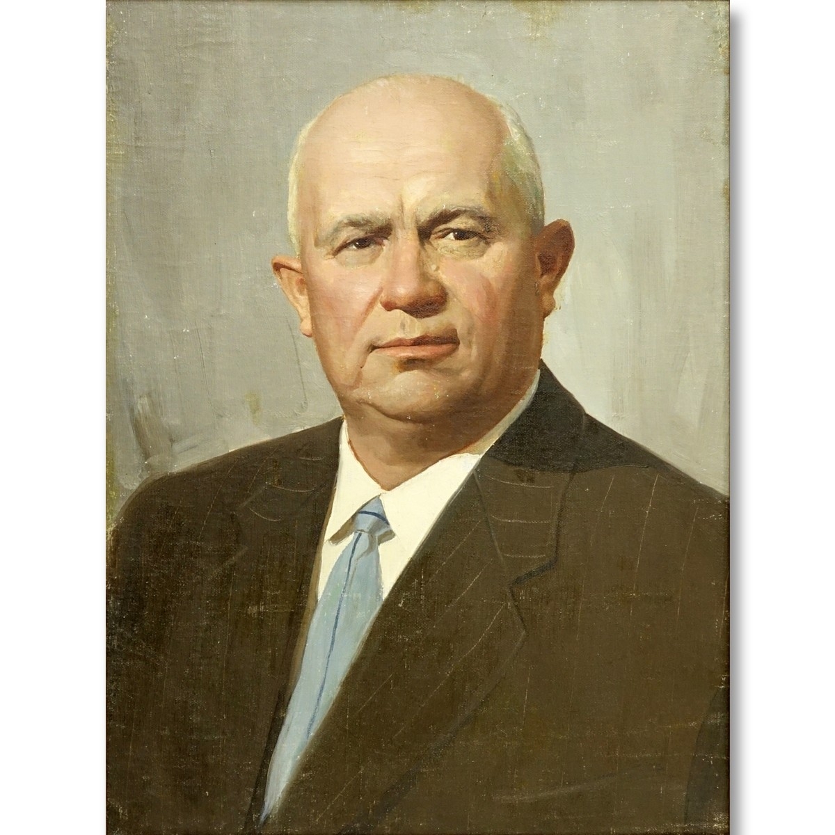 Russian School, 20th Century | Portrait Of Nikita Khrushchev, First ...