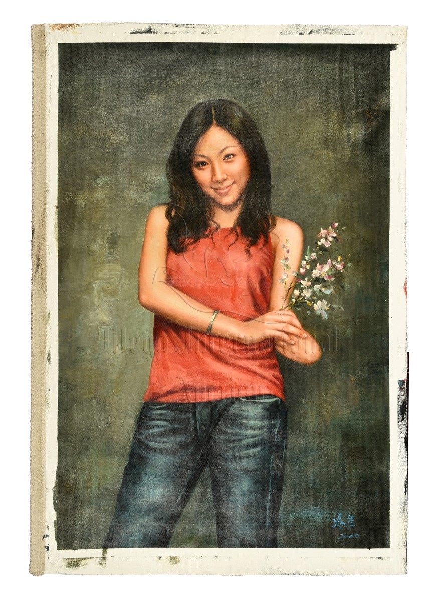Leng Jun | Portrait of Xiao Jiang (2011) | MutualArt
