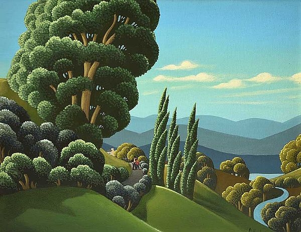 George Callaghan | A STROLL IN THE HILLS | MutualArt