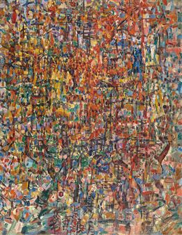 Ralph Balson | CONSTRUCTIVE PAINTING (1955) | MutualArt