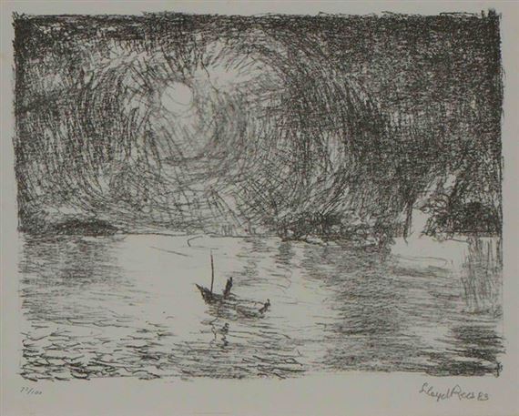 Lloyd Rees | The Little Boat (1983) | MutualArt