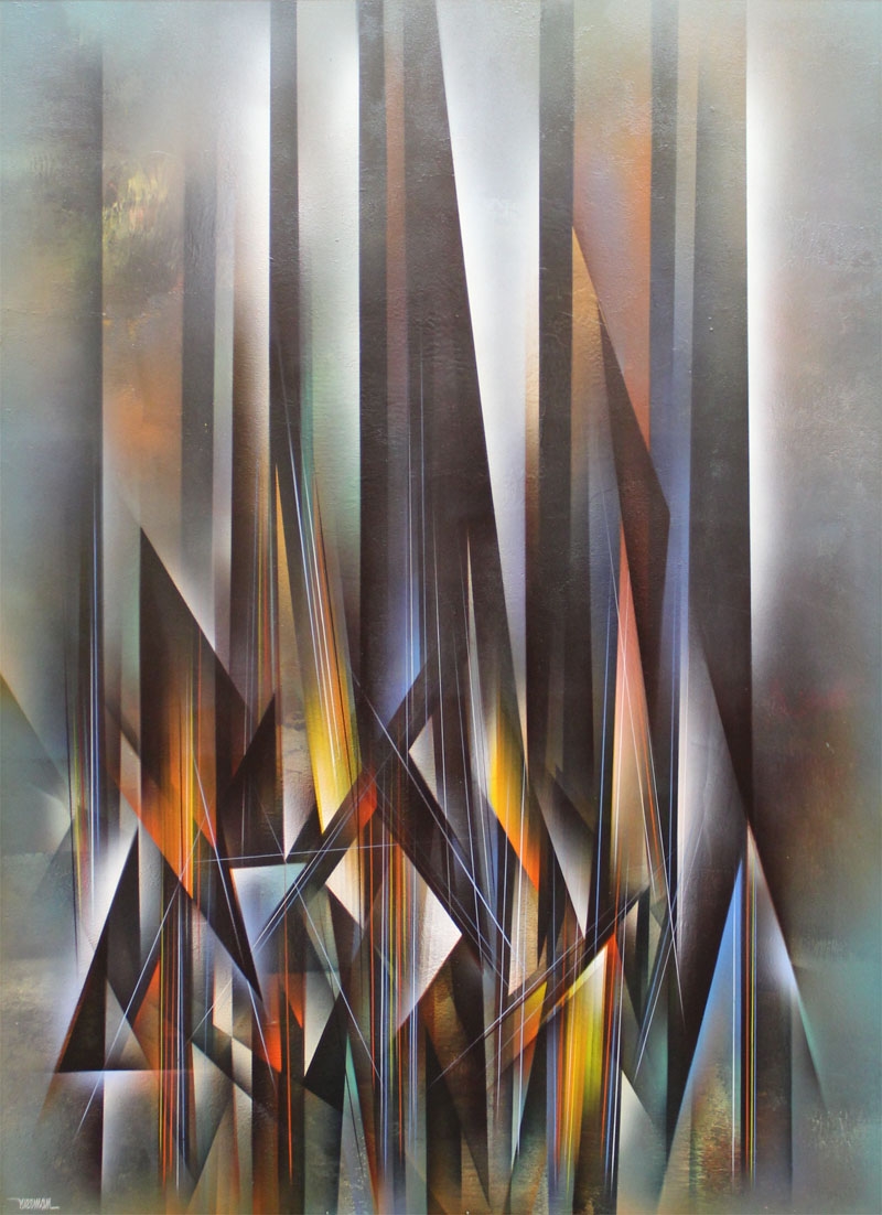 Leonardo Nierman | Prismatic City | MutualArt