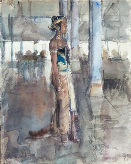 Isaac Israëls | A Javanese Dancer (1921 - 1922) | MutualArt