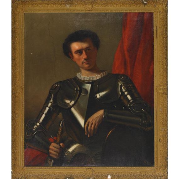 British School, 19th Century | A KNIGHT IN ARMOUR | MutualArt