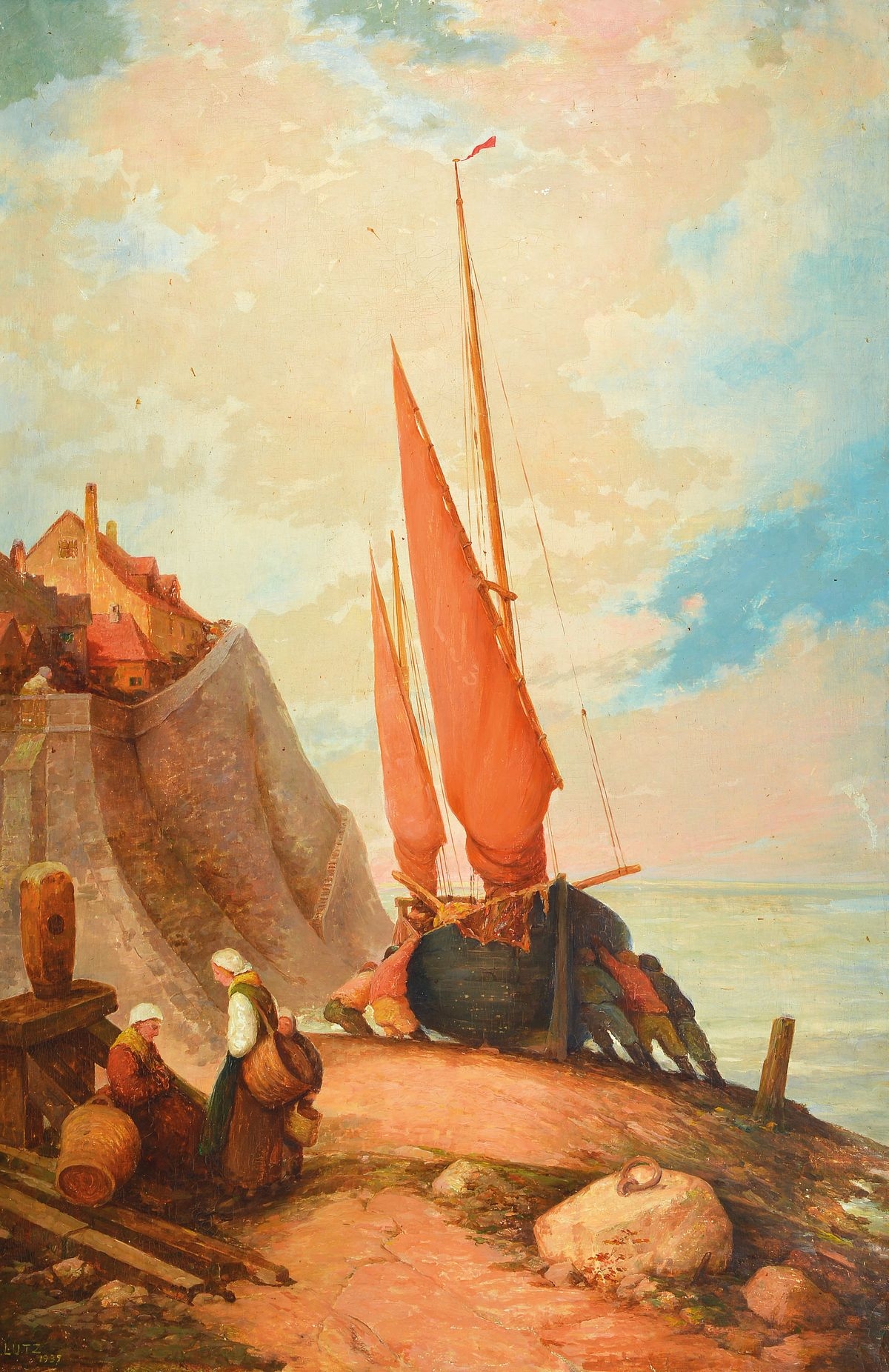 J.J. Lutz | Sailboat (1939) | MutualArt