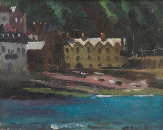 Colin Colahan | Sketch at Clovelly (Circa 1946) | MutualArt