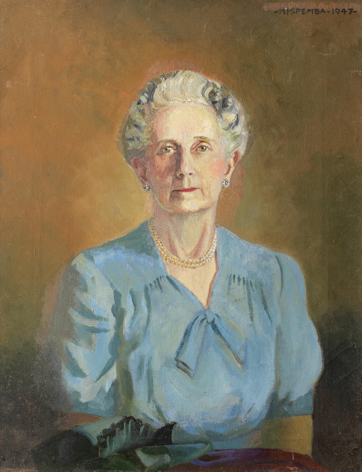 George Pemba | Portrait of Mrs May Murray Parker (1947) | MutualArt
