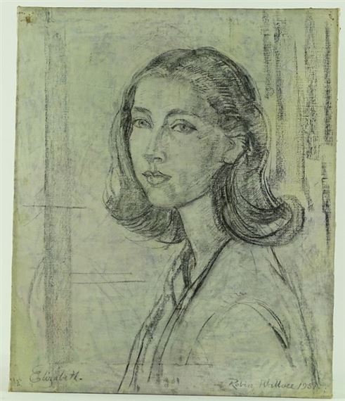 Robin Wallace | Portrait of the artist's daughter Elizabeth (1951 ...
