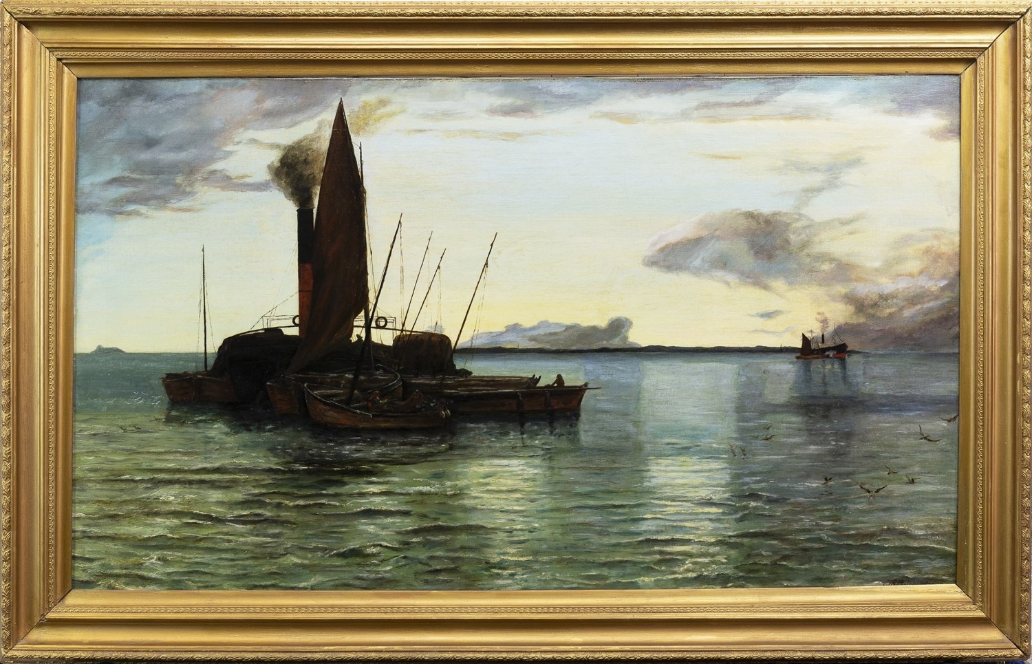 Colin Hunter | THE HERRING MARKET AT SEA, LOCH FYNE, ARGYLL | MutualArt