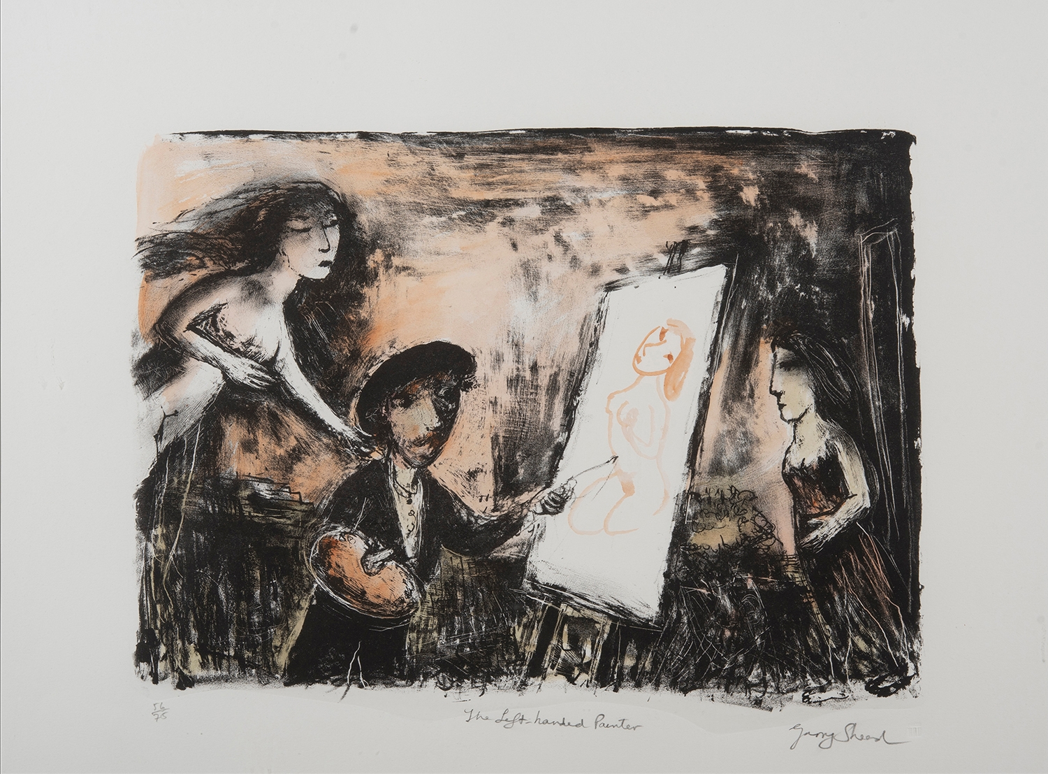 Garry Shead | The Left Handed Painter | MutualArt