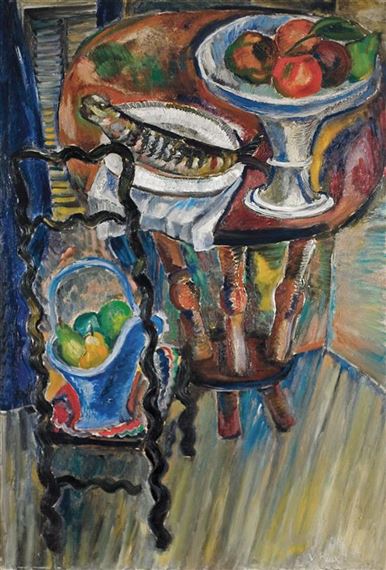 Valentine Prax | Interieur au poisson et fruits | MutualArt