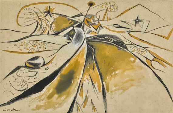 John Craxton | CATS PLAYING (1955) | MutualArt