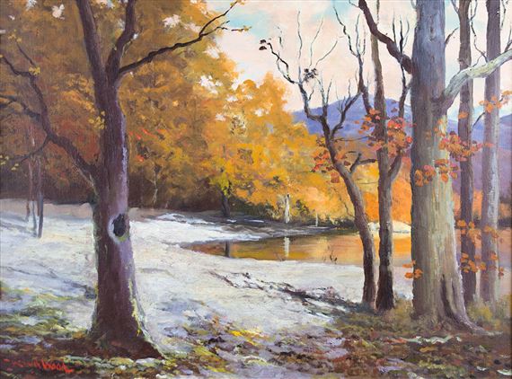 Robert W. Wood | Autumn Pond | MutualArt