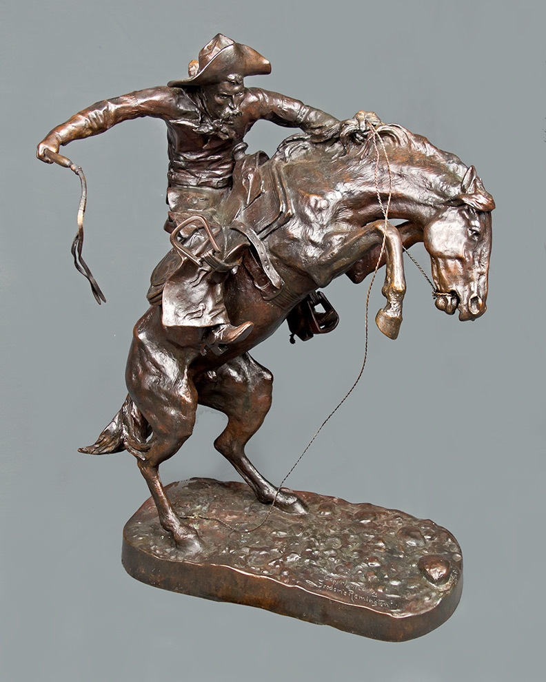 Frederic Remington | The Bronco Buster | MutualArt