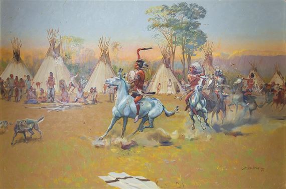 J.K. Ralston | Return of the War Party | MutualArt