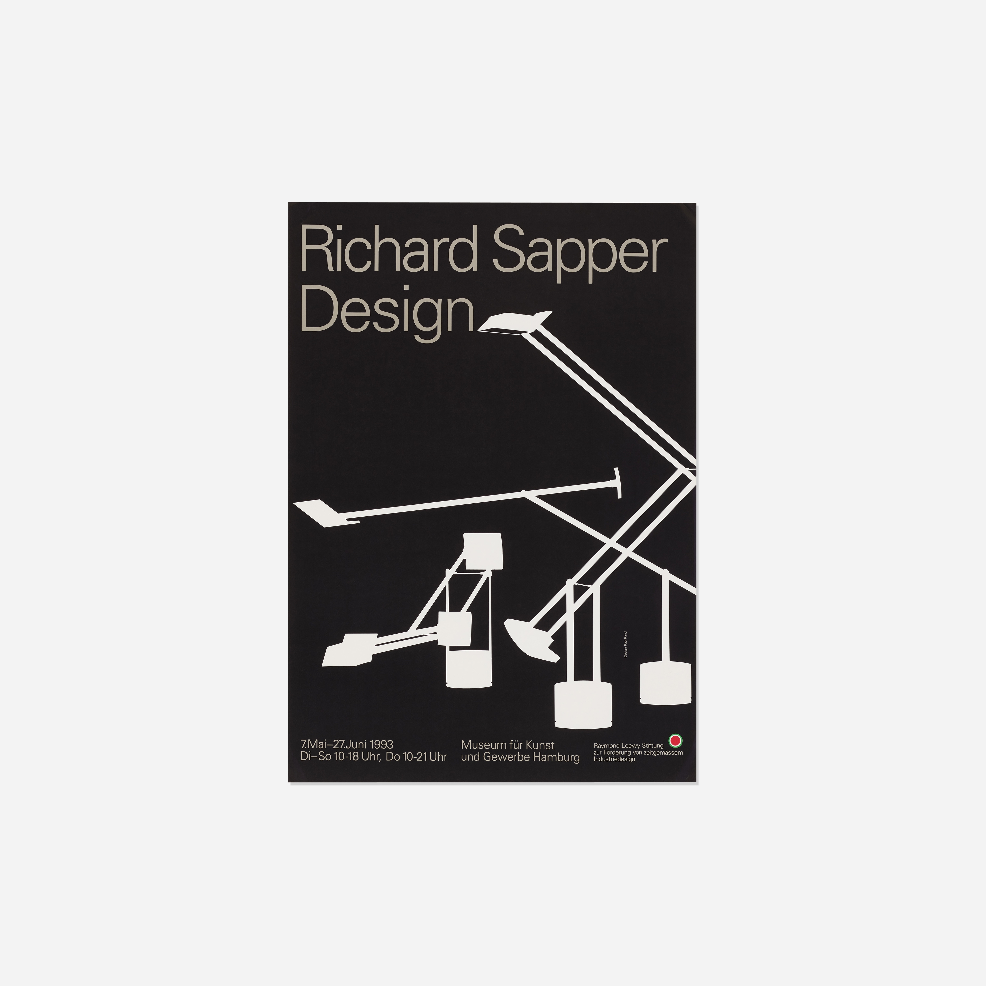 Paul Rand | Richard Sapper Design poster (1993) | MutualArt