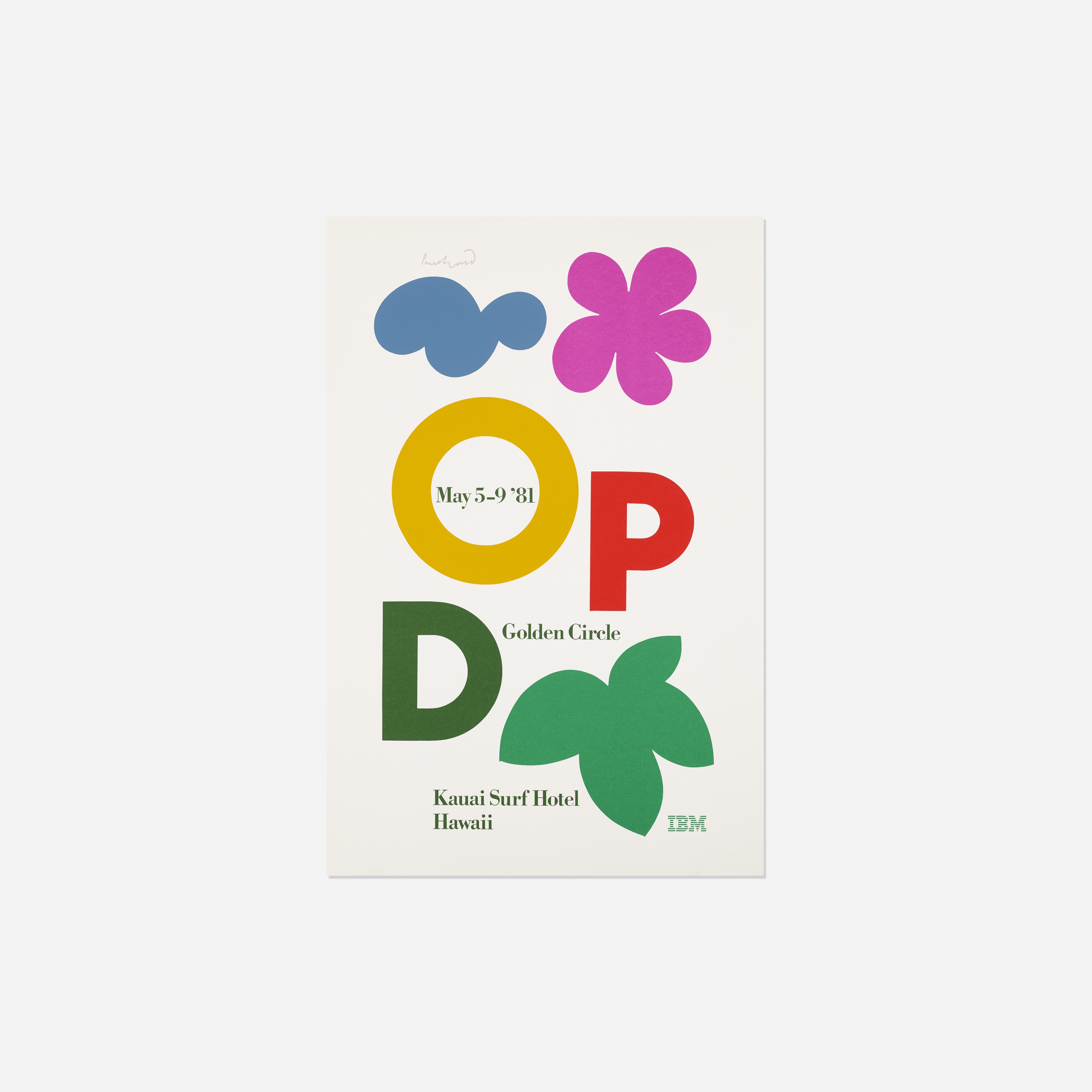 Paul Rand | IBM Golden Circle poster (1981) | MutualArt