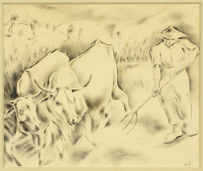 George Biddle | Net Fishing (1928) | MutualArt