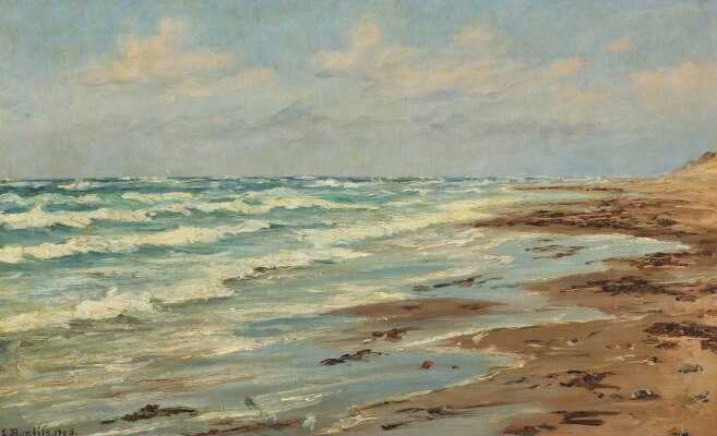 Louise Bonfils | Coastal scenery (1903) | MutualArt