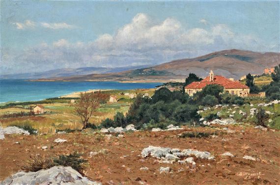 Boris Novikoff | Coastal Landscape (1952) | MutualArt