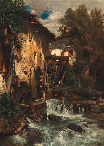Robert Russ | Mill in the Wood | MutualArt