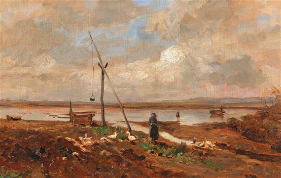 Olga Wisinger-Florian | A bouquet of poppies by the window | MutualArt