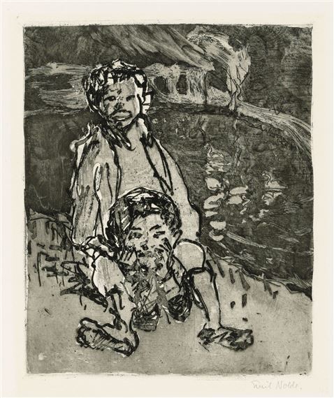 Emil Nolde | Prophet (1912) | MutualArt