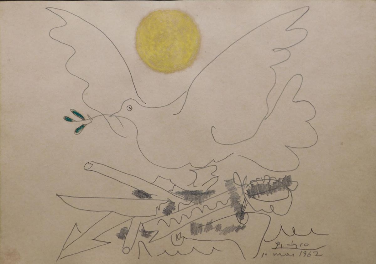 Pablo Picasso | Peace Dove and Faces (1956) | MutualArt