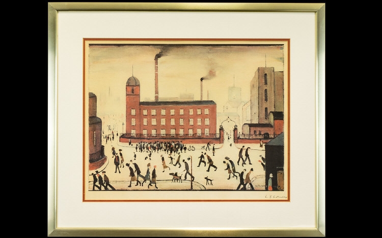 Laurence Stephen Lowry | Mill Scene (1970) | MutualArt