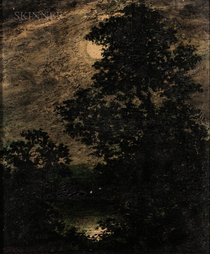 Ralph Albert Blakelock | Moonlight | MutualArt