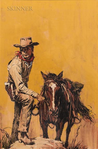 Tom Ryan | A Cowboy and His Horse | MutualArt