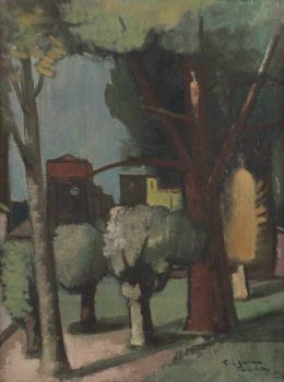 Richard Gessner | Ansicht aus Zons | MutualArt