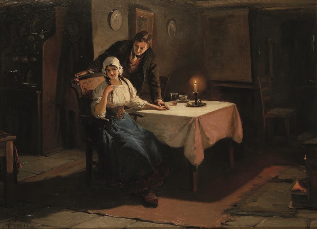 Alexander Rosell | A PROPOSAL BY CANDLELIGHT | MutualArt