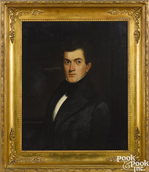 American School, 19th Century | Three portraits: Miles H. Greenfield ...