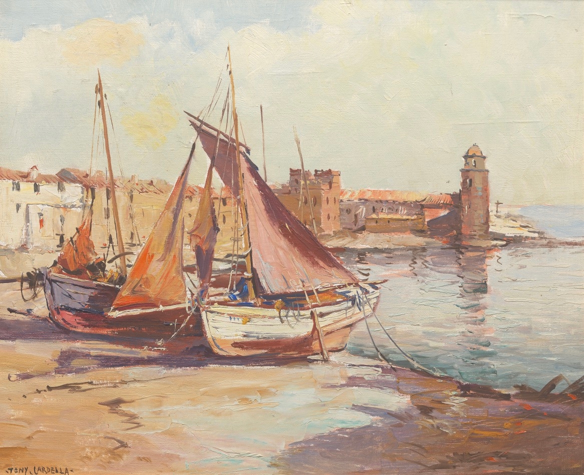 Tony Cardella | Vue d'un port | MutualArt