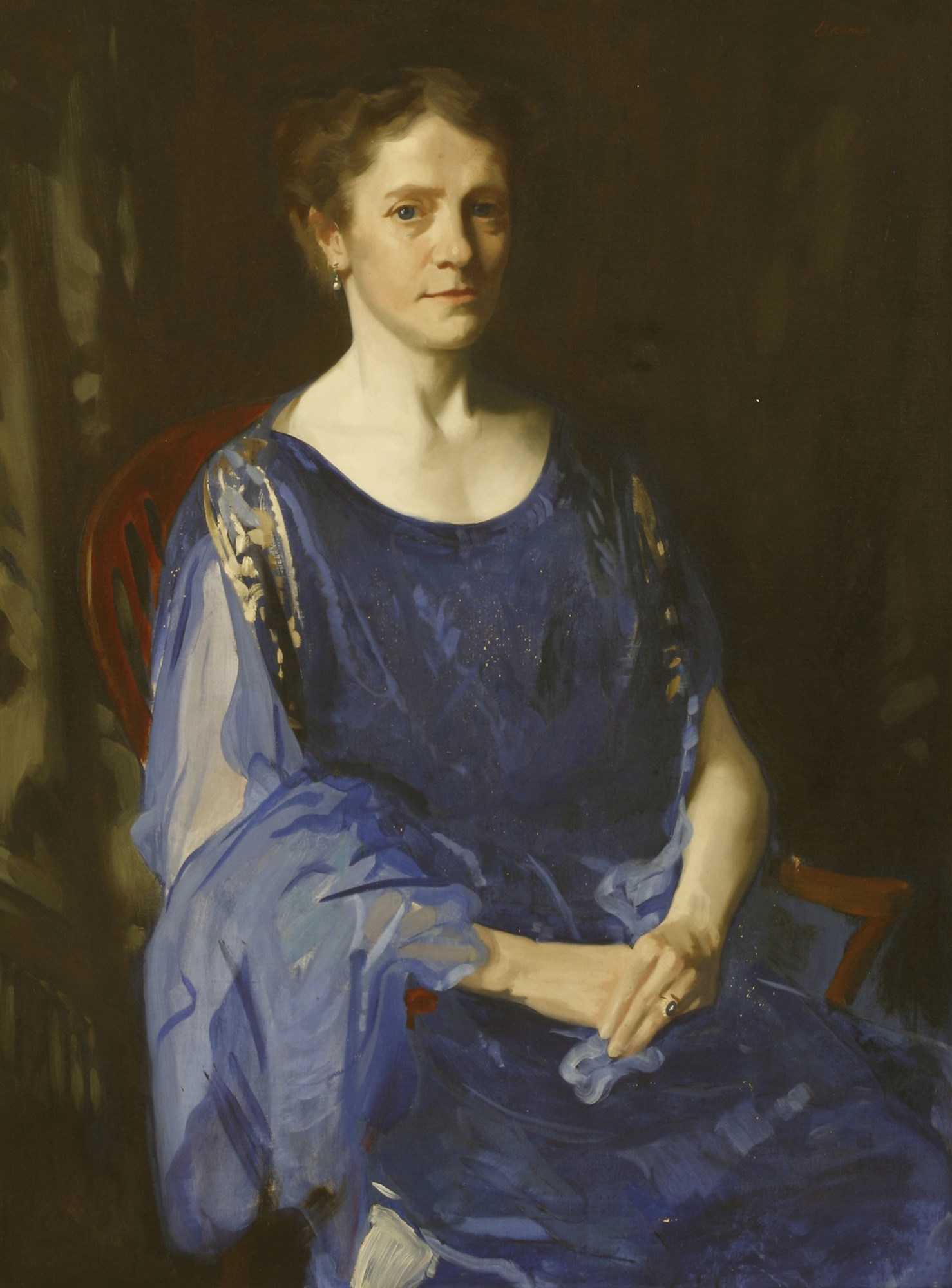 Archibald Barnes | PORTRAIT OF A YOUNG WOMAN | MutualArt