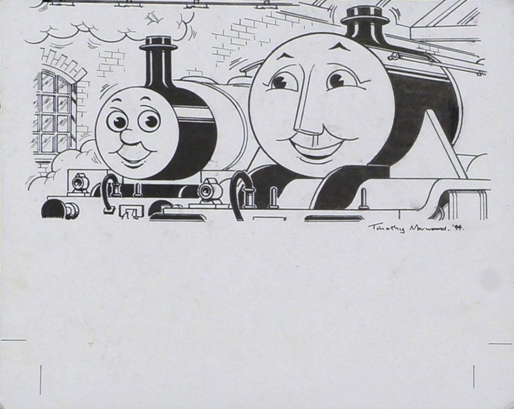 Timothy Marwood | Thomas the Tank Engine & 9 Untitled (1993) | MutualArt