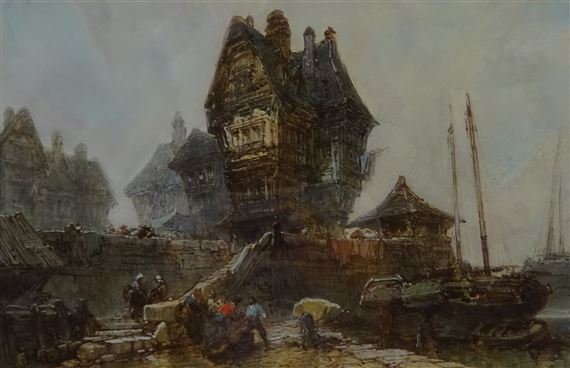 Paul Marny | Sorting the Catch - Mort Sur Aube | MutualArt