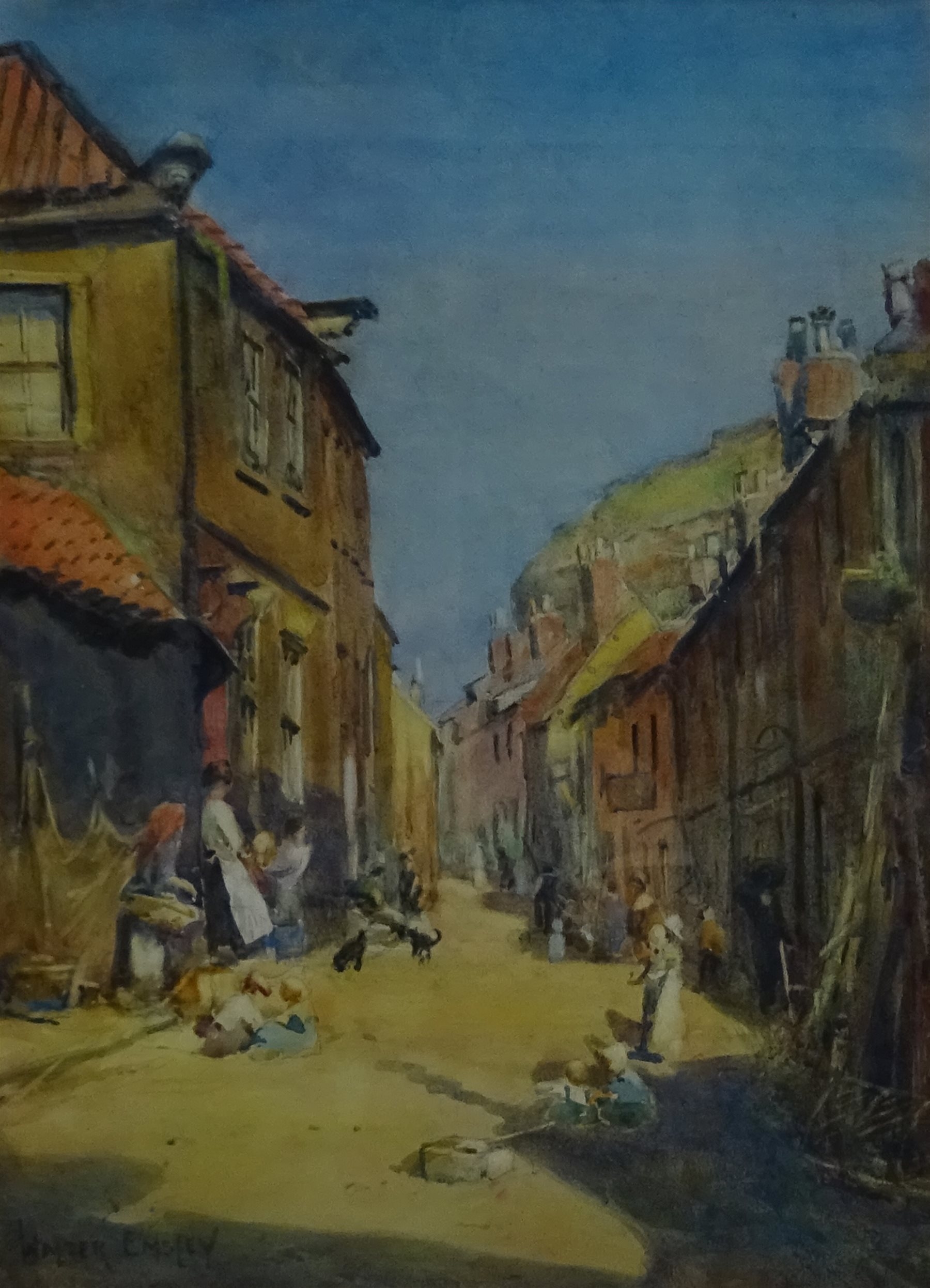 Walter Emsley | Henrietta Street Whitby | MutualArt