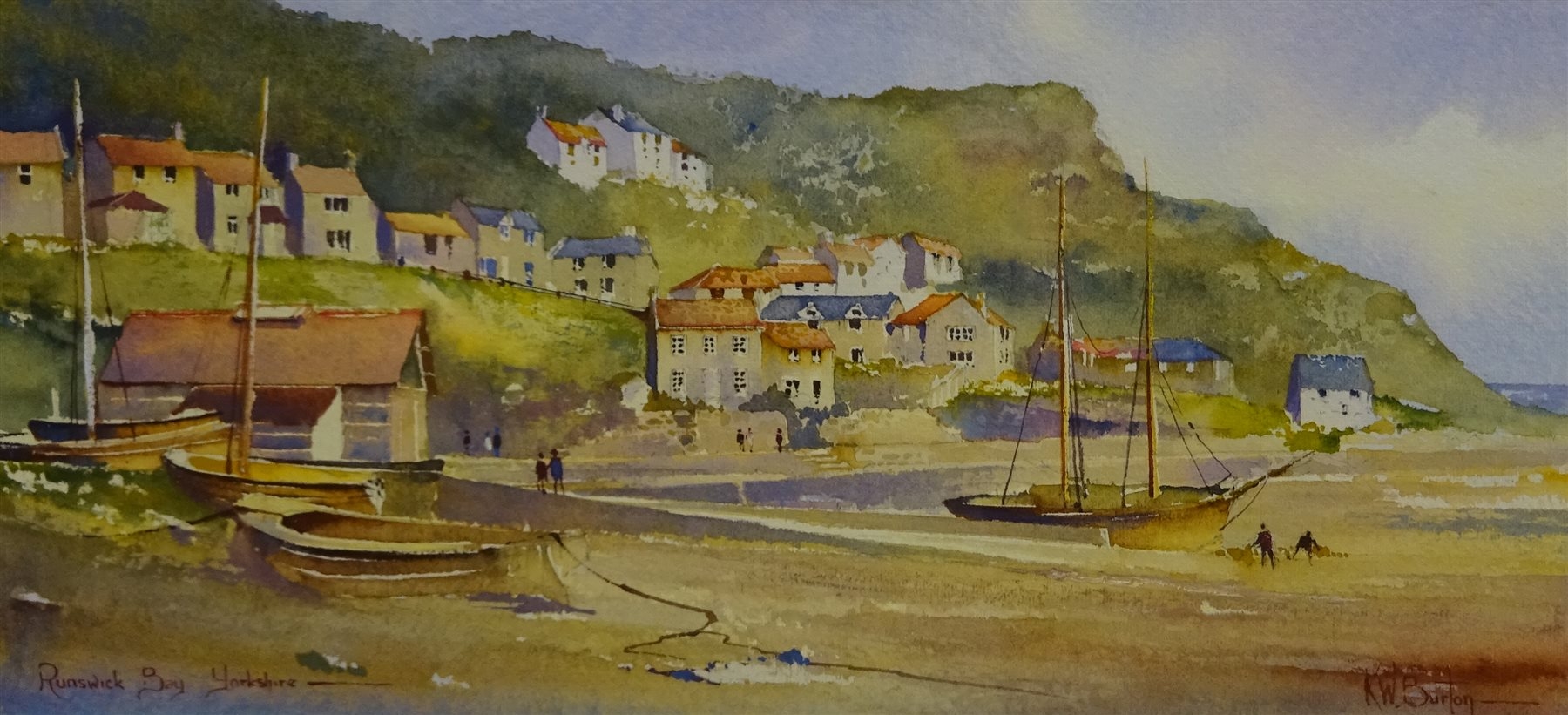 Ken W. Burton | Runswick Bay Yorkshire | MutualArt
