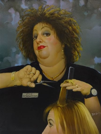 Peter J. Bailey | 'International Hair Stylist' - Jo Brand Bust Portrait ...