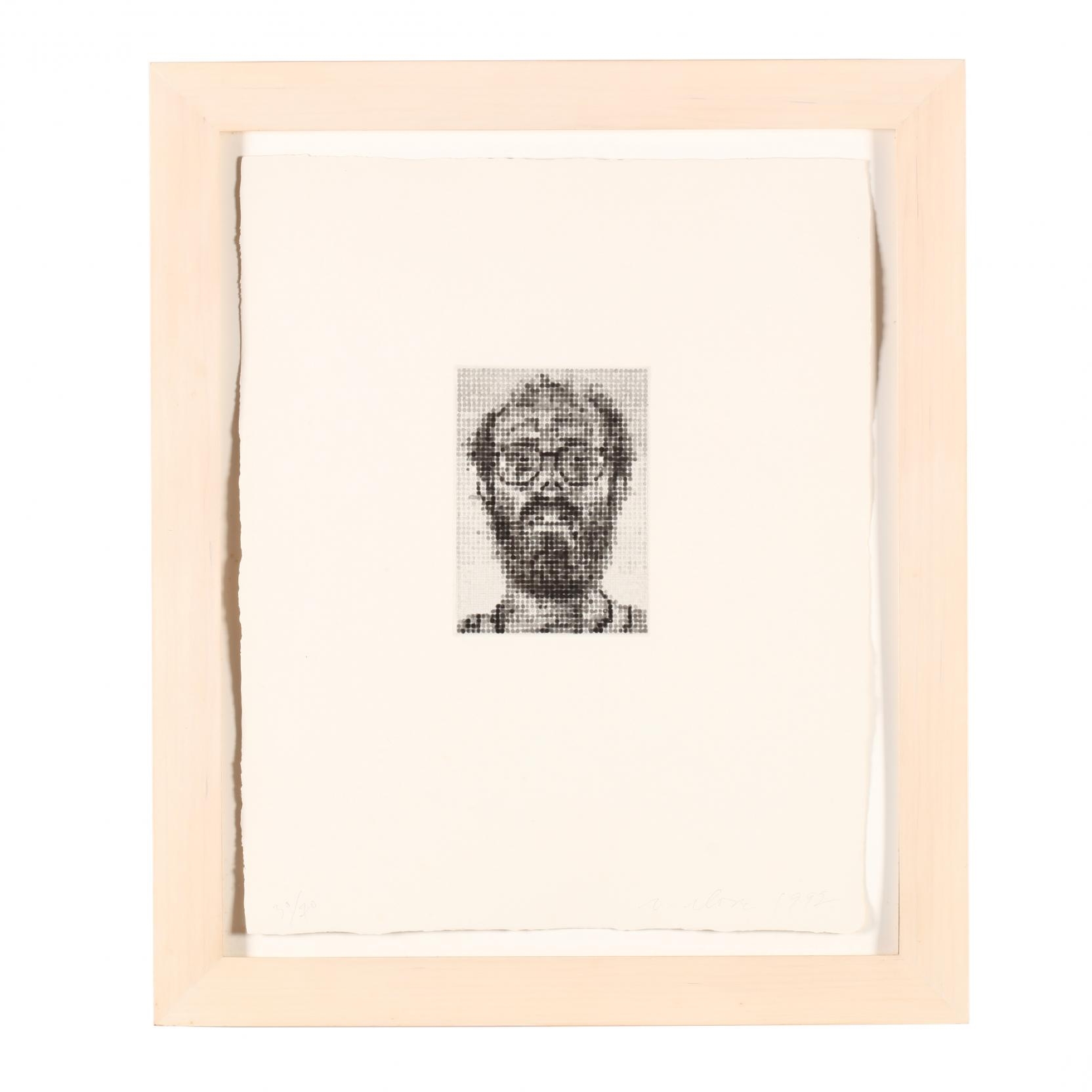 Chuck Close | Self-Portrait (2013) | MutualArt