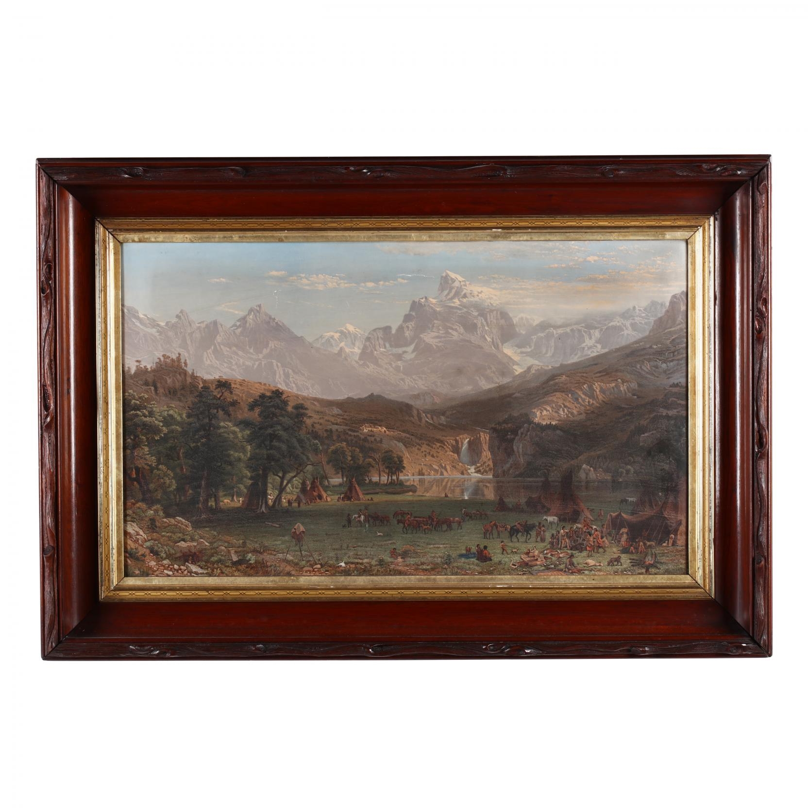 Albert Bierstadt | THE ROCKY MOUNTAINS (LANDER'S PEAK) (Circa 1866 ...