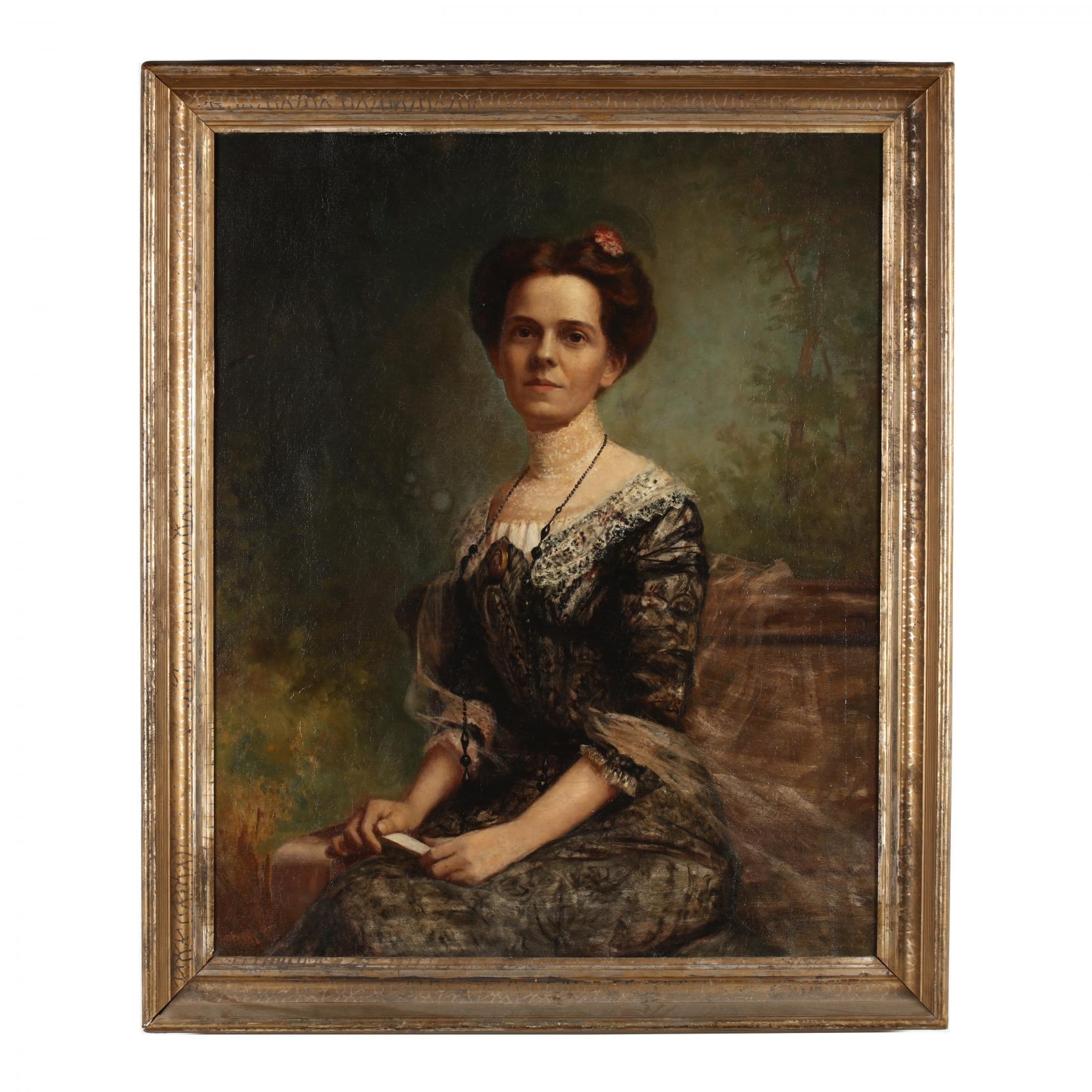 William Garl Brown | Portrait of Elizabeth Justice Grimes | MutualArt