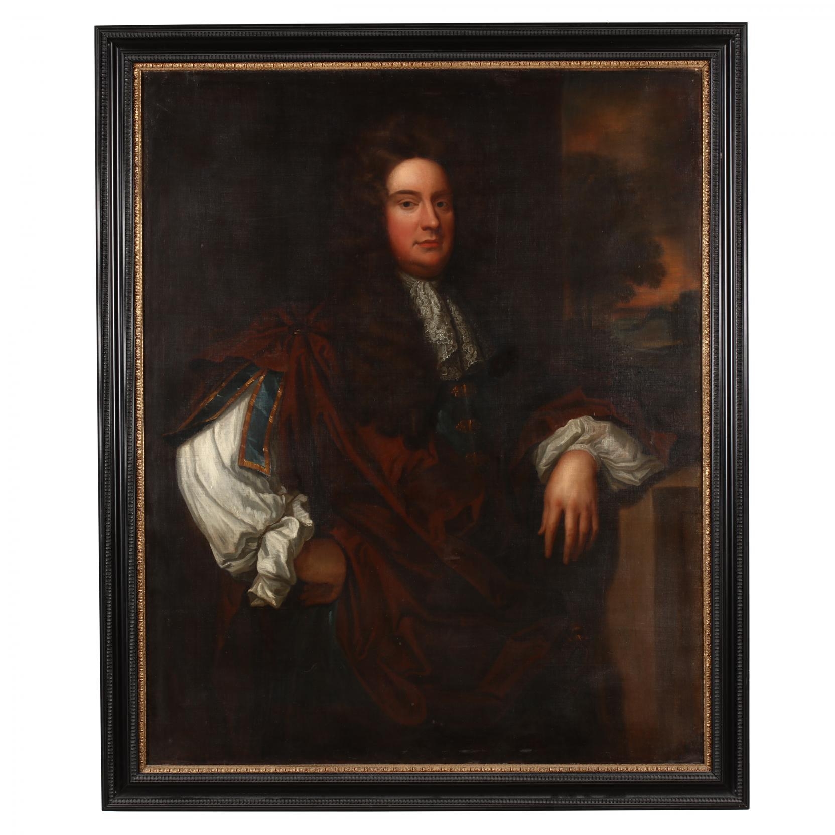 British School, 17th Century | Portrait of a lady of the Sewall family ...