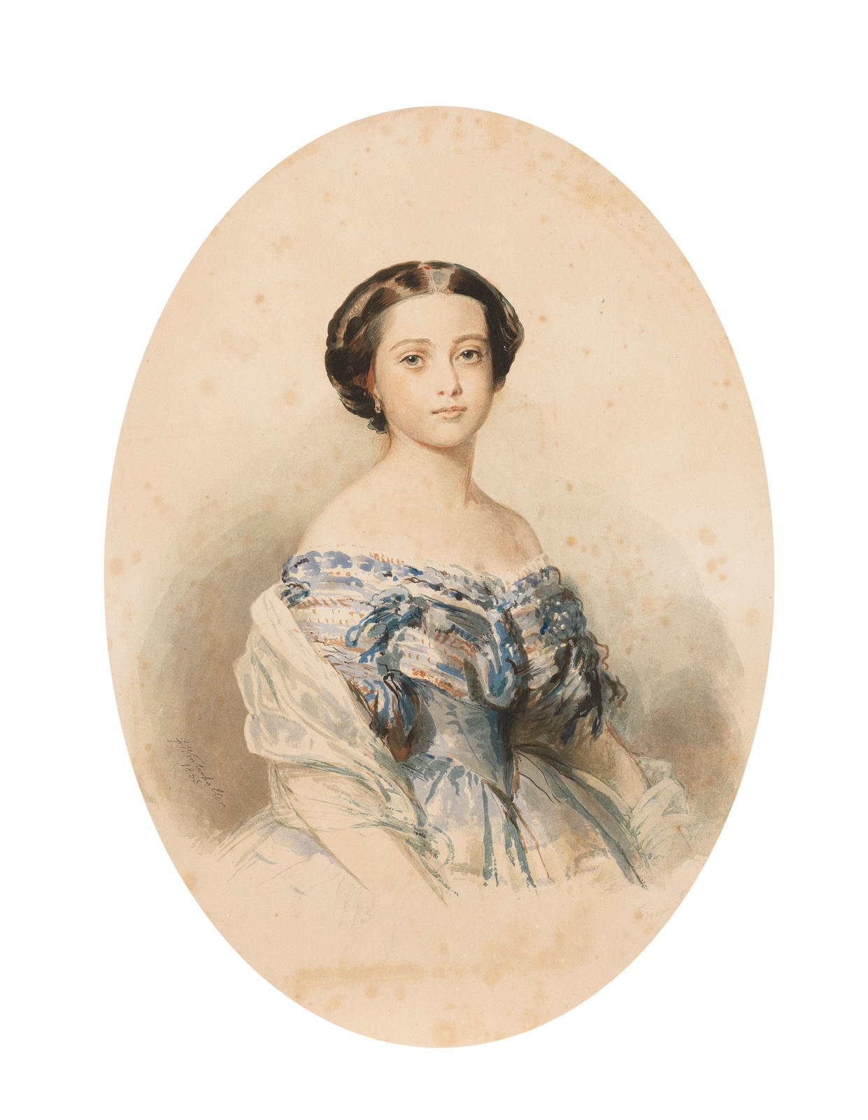 Franz Xaver Winterhalter | Victoria, Princess Royal (1855) | MutualArt