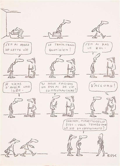 Jean Bosc | J’en ai assez de cette vie | MutualArt