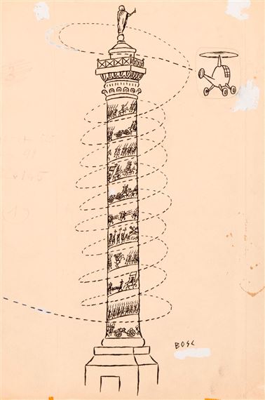 Jean Bosc | Visite de la tour Vendôme (1960) | MutualArt