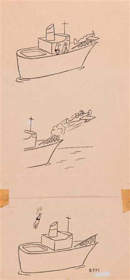 Jean Bosc | Le plongeon de l’avion | MutualArt