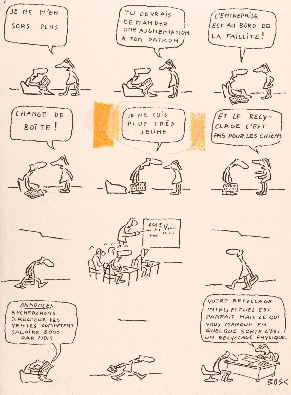 Jean Bosc | Le recyclage de Blaise | MutualArt